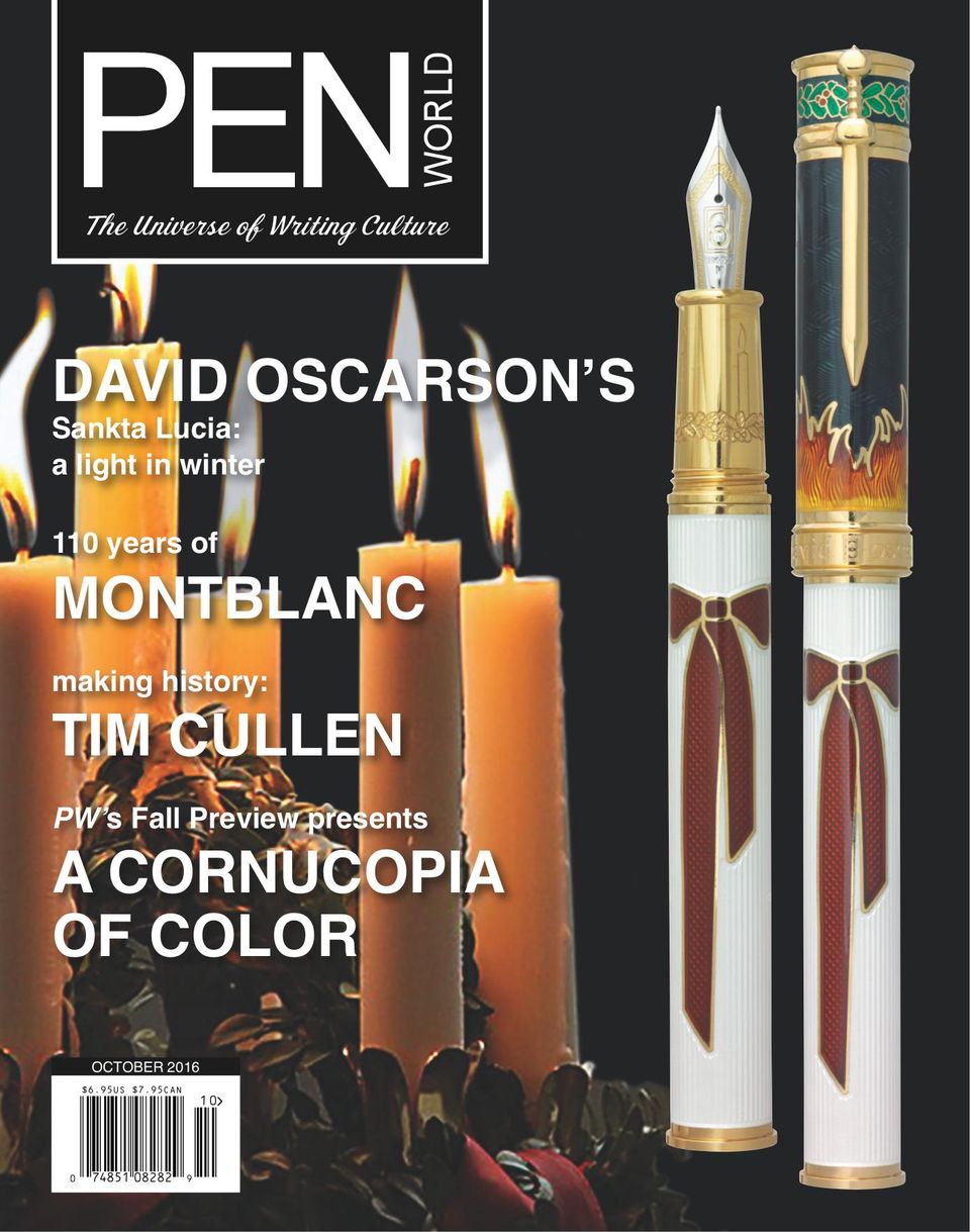 PEN WORLD-October 2016 Magazine - Get your Digital Subscription
