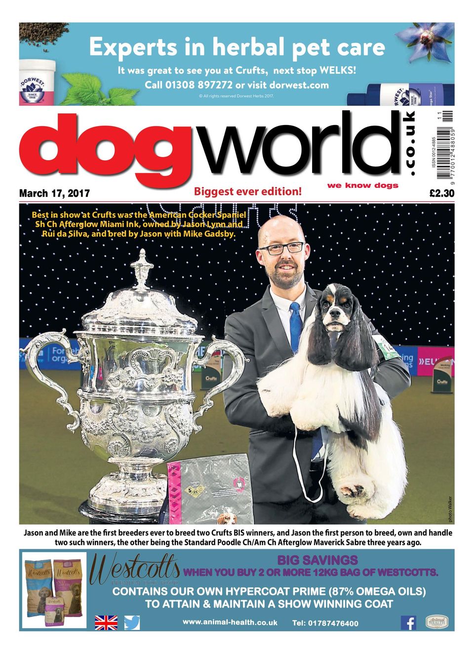 Get digital access to Dog World - March 17,2017 issue | Magzter.com