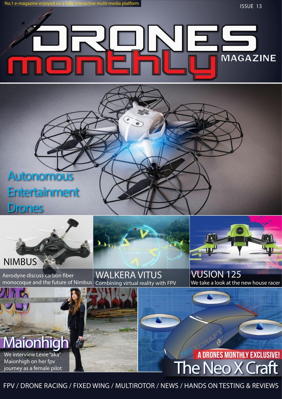 Get digital access to Drones Monthly - Issue 13 issue | Magzter.com