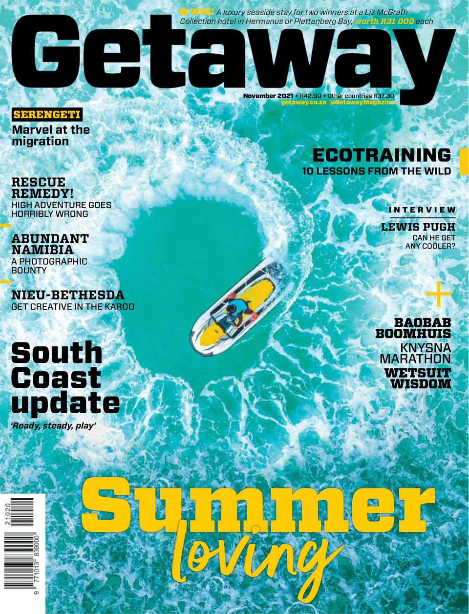 Get digital access to Getaway - November 2021 issue | Magzter.com