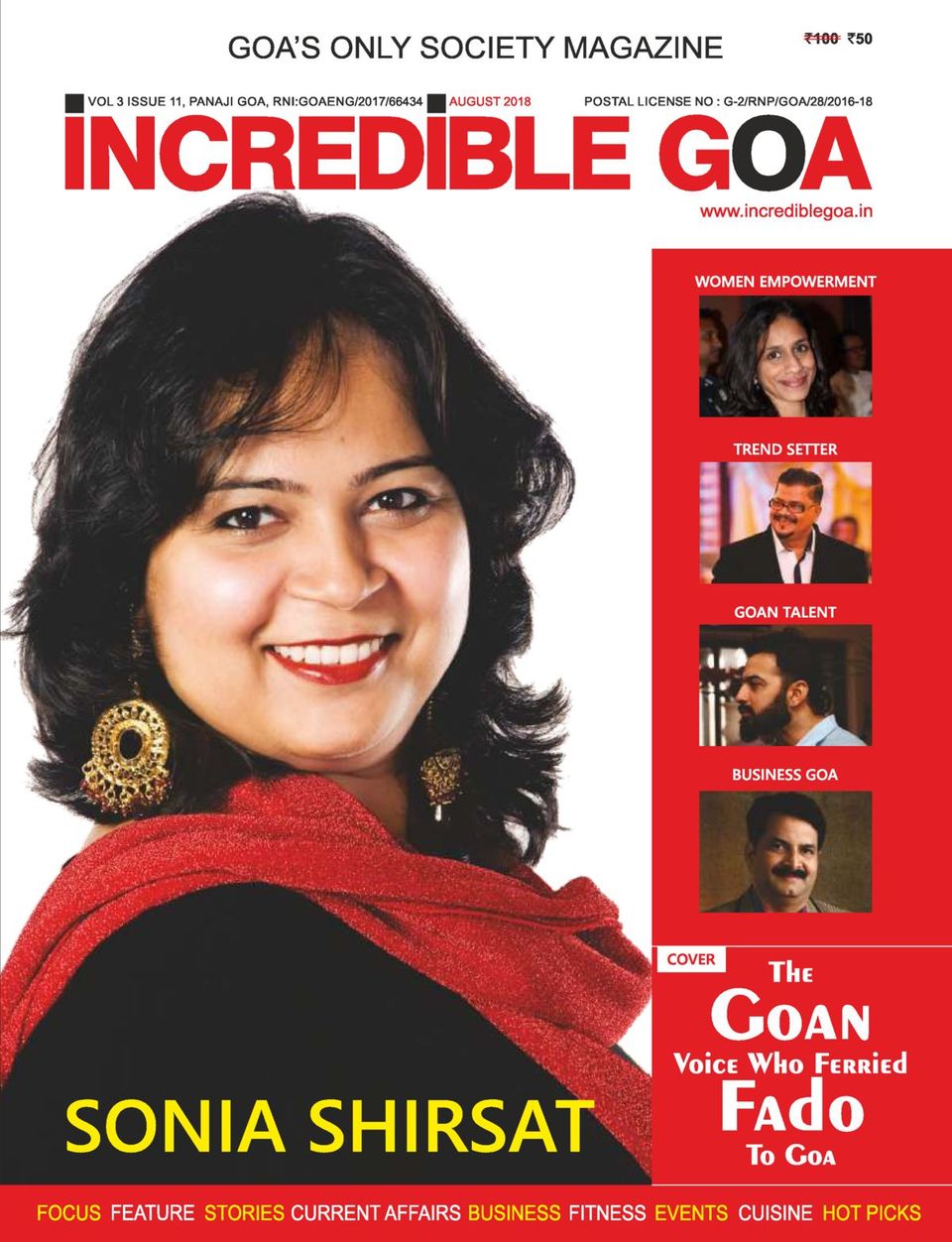 Get digital access to Incredible Goa - August 2018 issue | Magzter.com