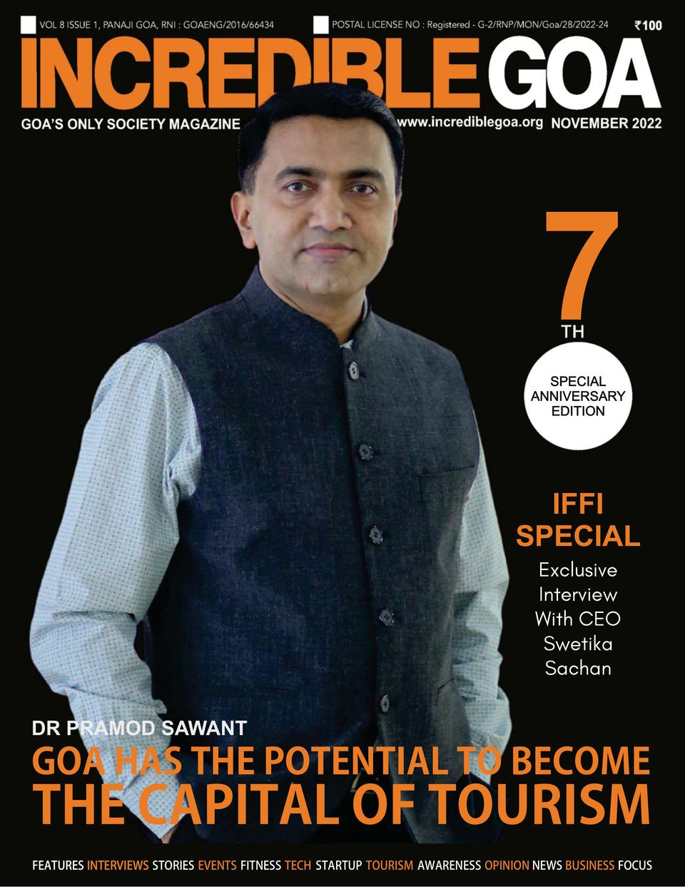 Get digital access to Incredible Goa - November 2022 issue | Magzter.com