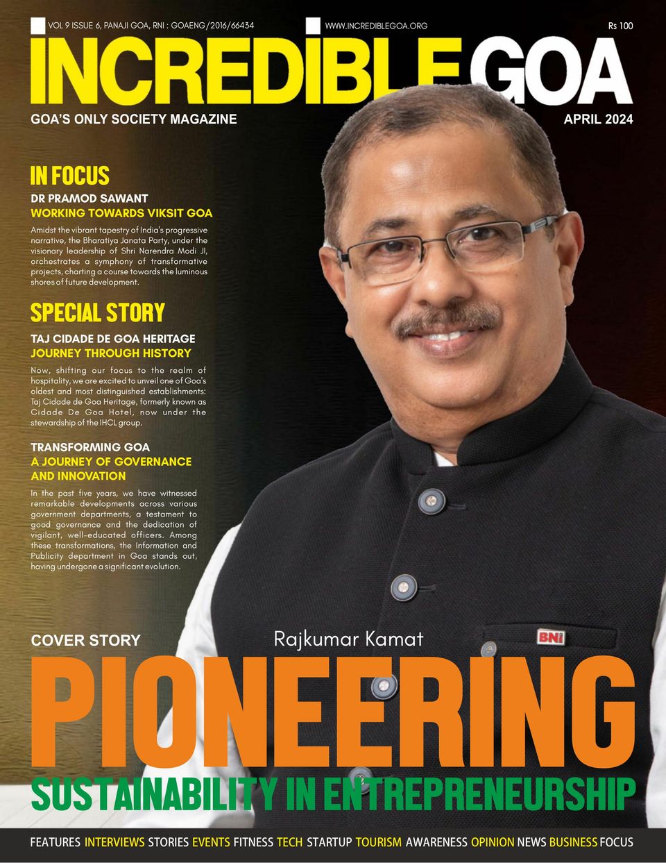 Incredible Goa Magazine - Get your Digital Subscription