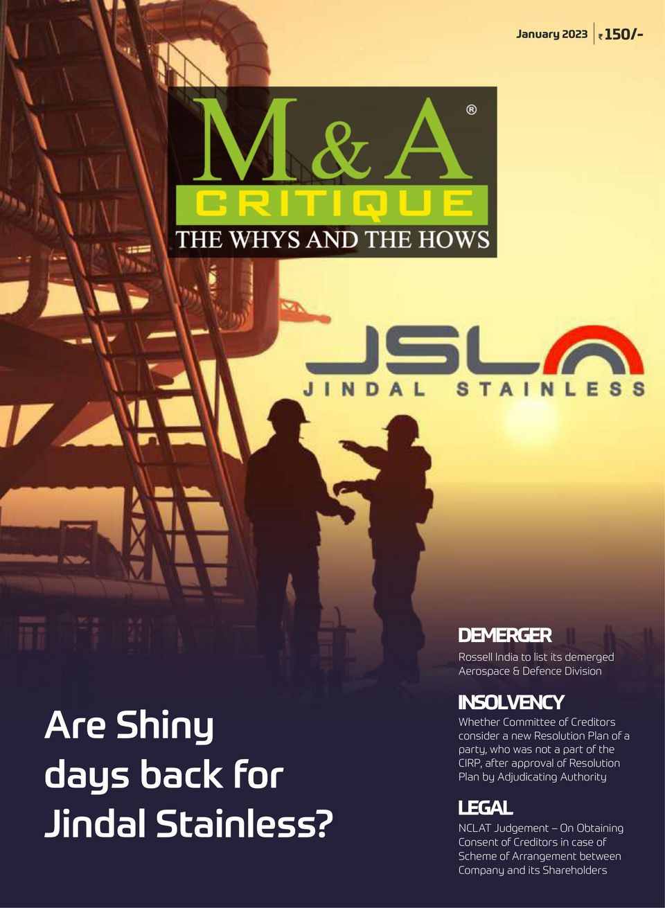 M & A Critique Magazine - Get your Digital Subscription