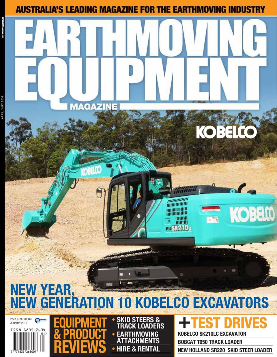 Earthmoving Equipment Magazine-April/May 2016 Magazine