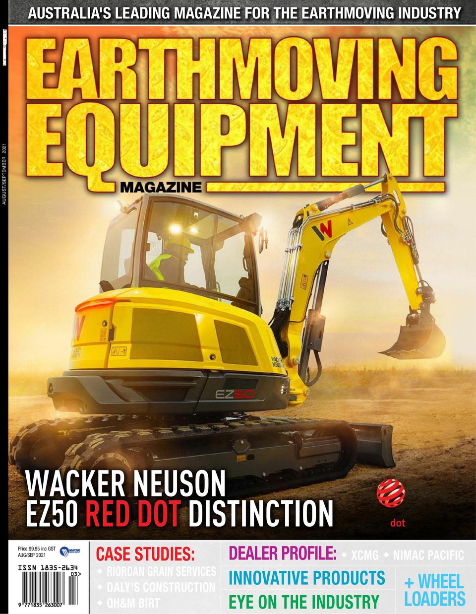 Earthmoving Equipment Magazine-August - September 2021 Magazine