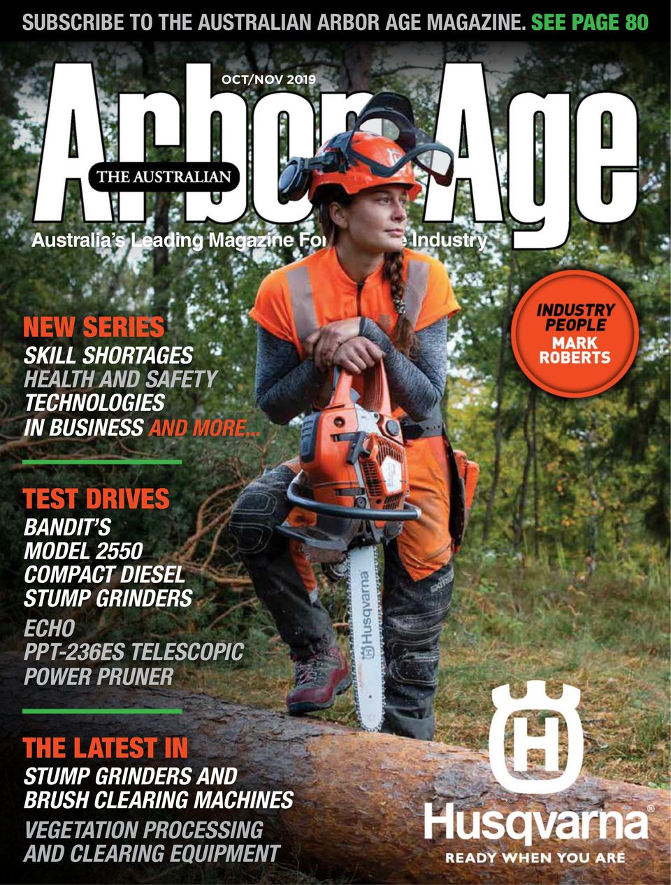 The Australian Arbor Age Magazine -October - November 2019 Magazine