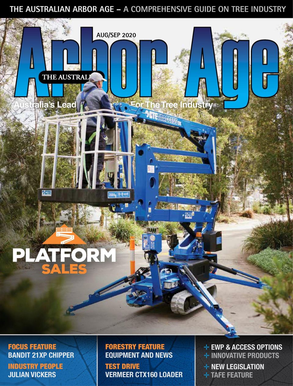 The Australian Arbor Age Magazine -August - September 2020 Magazine