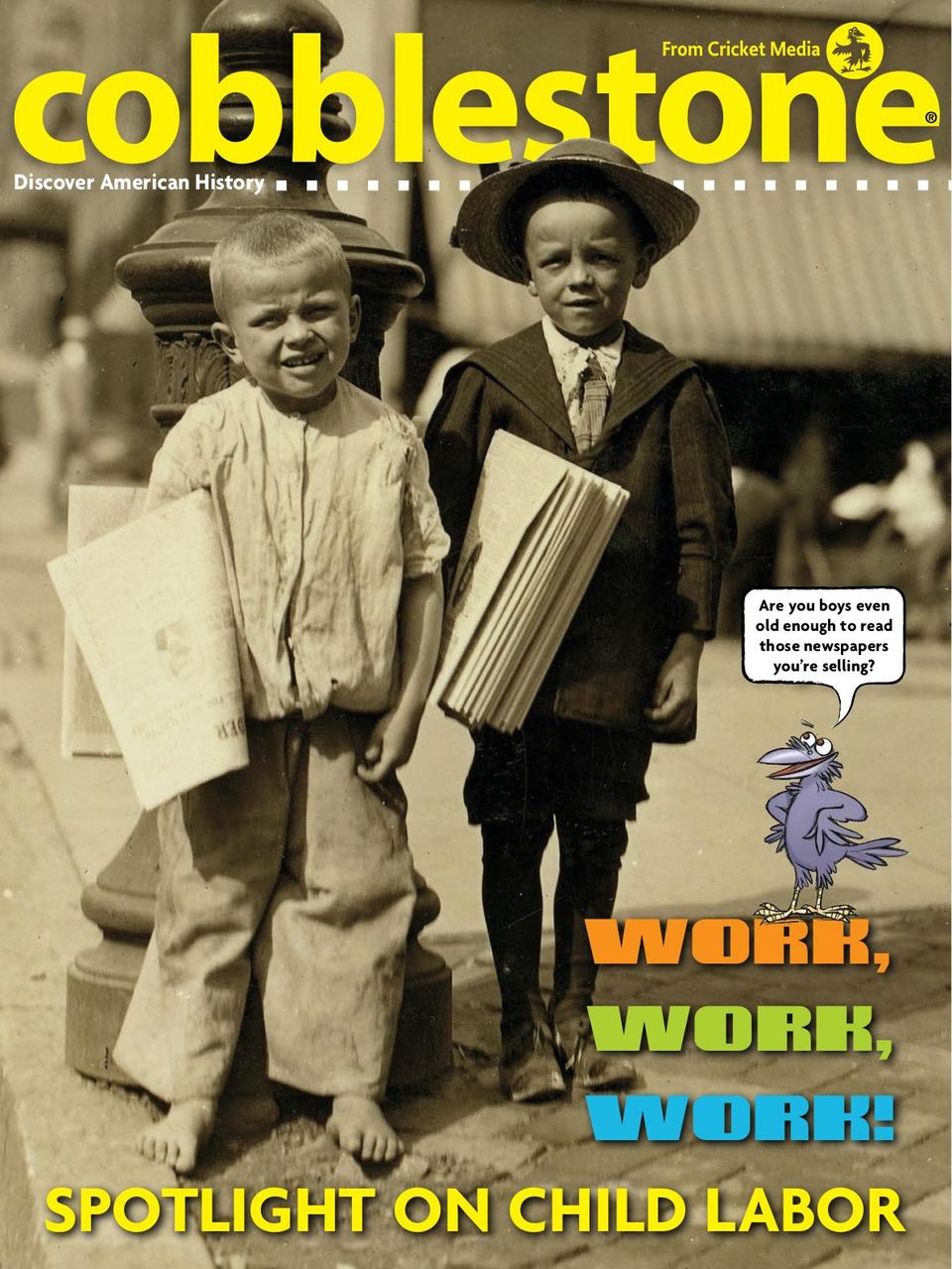 Cobblestone American History Magazine for Kids-July/August 2017 Magazine
