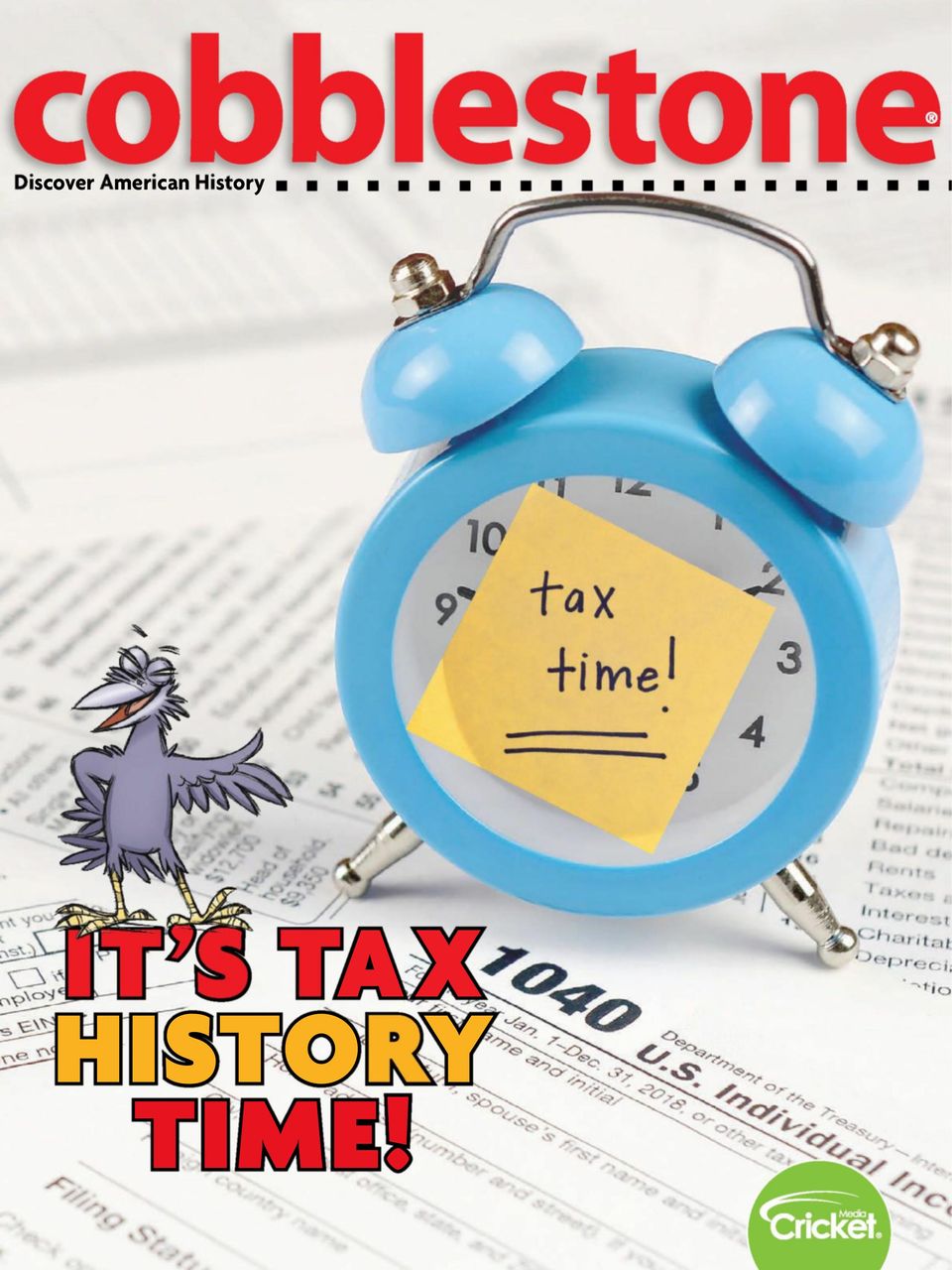 Cobblestone American History Magazine for Kids-April 2020 Magazine