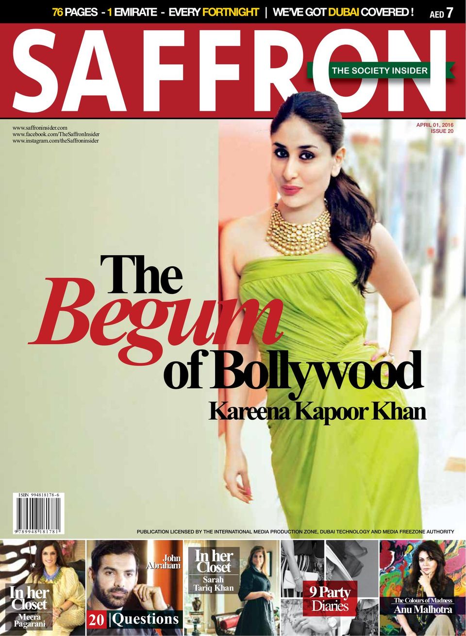 Get digital access to Saffron - The Society Insider - April 1, 2016 ...