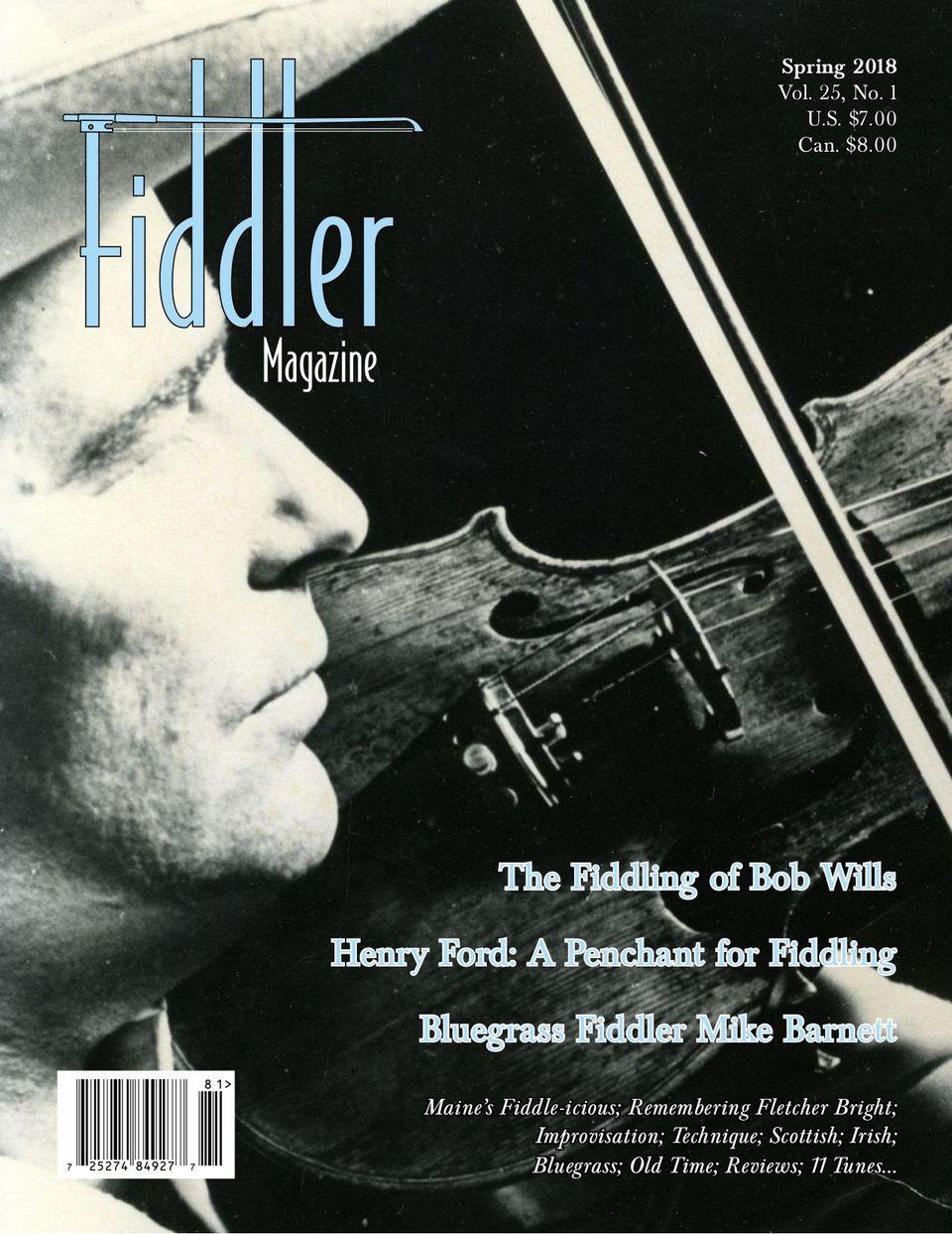 Fiddler Magazine-Spring 2018 Magazine - Get your Digital Subscription