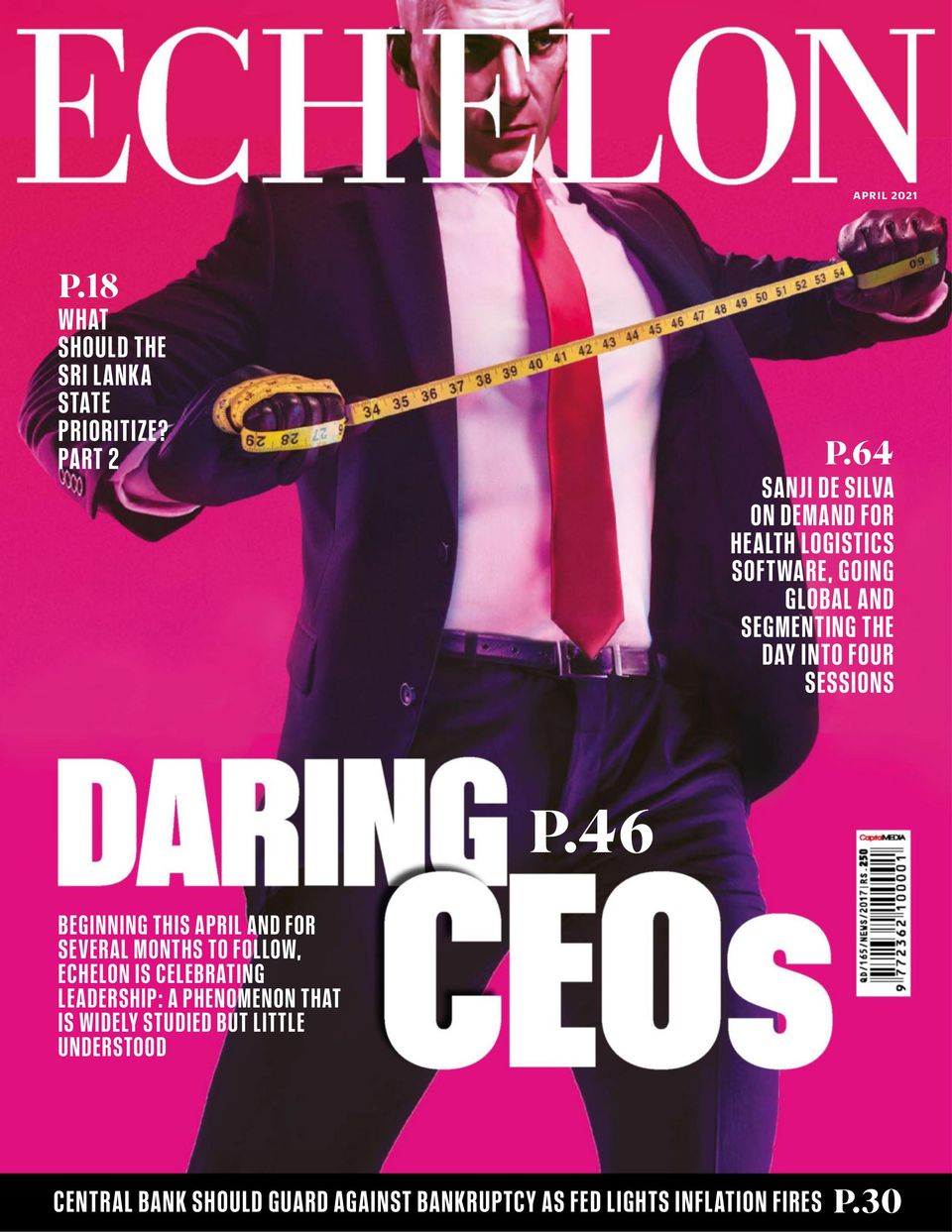 Get digital access to Echelon Magazine - April 2021 issue | Magzter.com