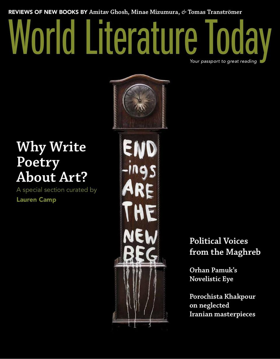 World Literature Today-November 2015 Magazine