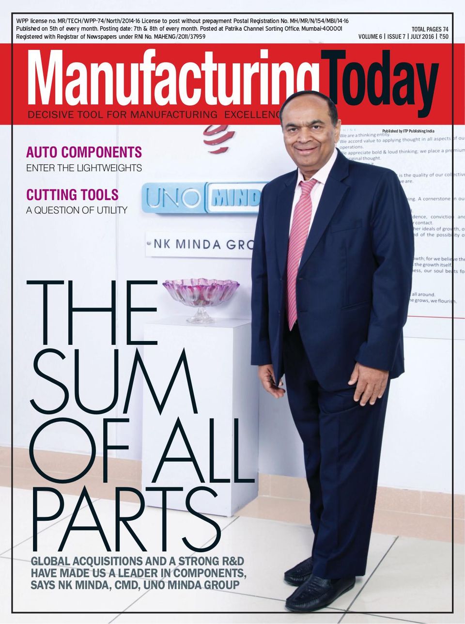 Get digital access to Manufacturing Today - July 2016 issue | Magzter.com