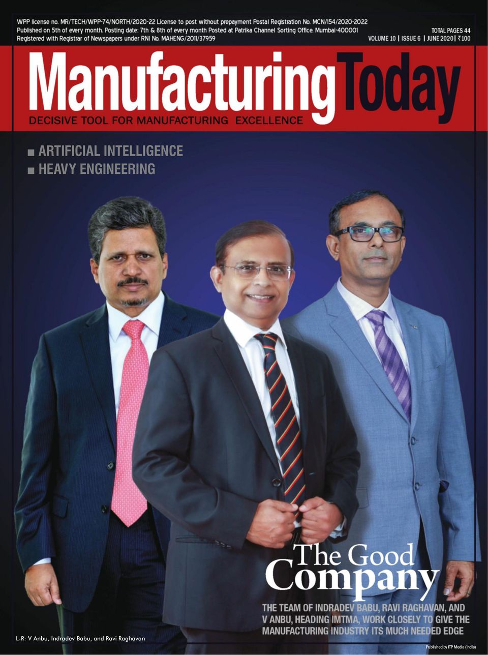 Get digital access to Manufacturing Today - June 2020 issue | Magzter.com