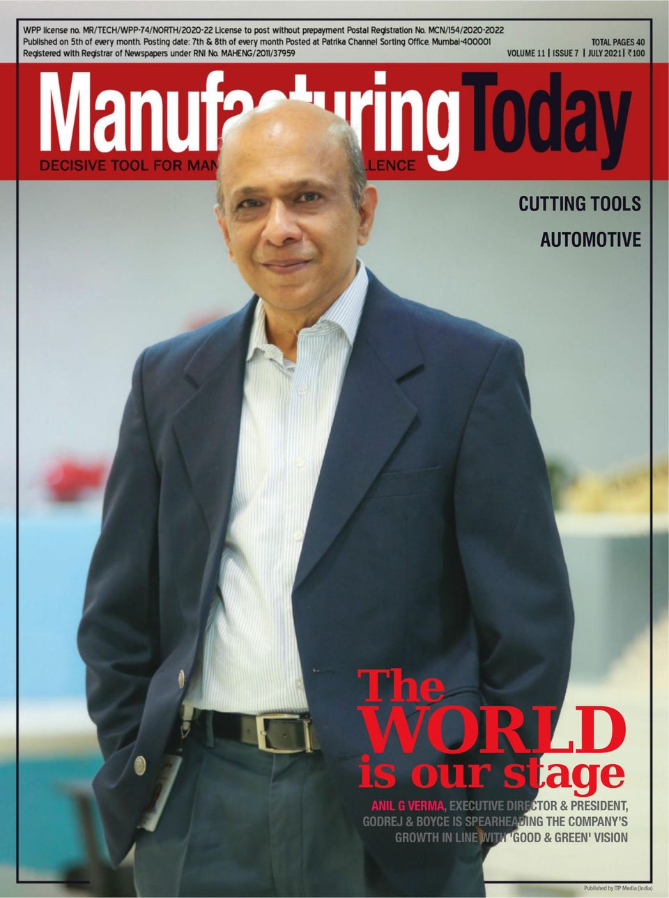 Get digital access to Manufacturing Today - July 2021 issue | Magzter.com