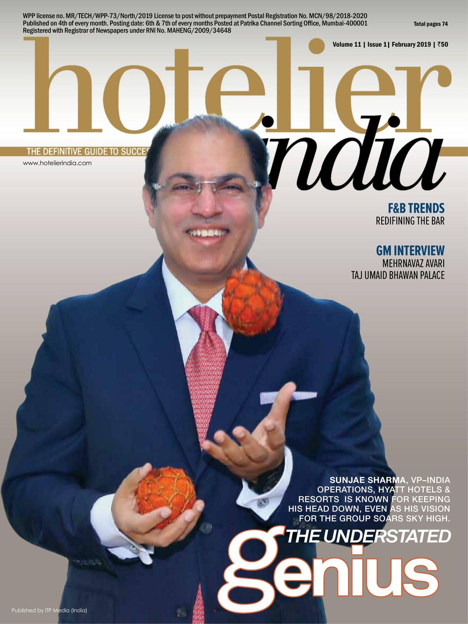 Get digital access to Hotelier India - February 2019 issue | Magzter.com