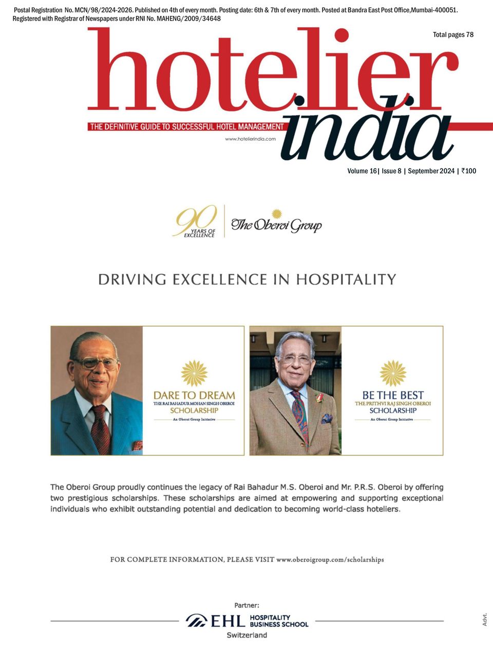 Hotelier India Magazine - Get your Digital Subscription