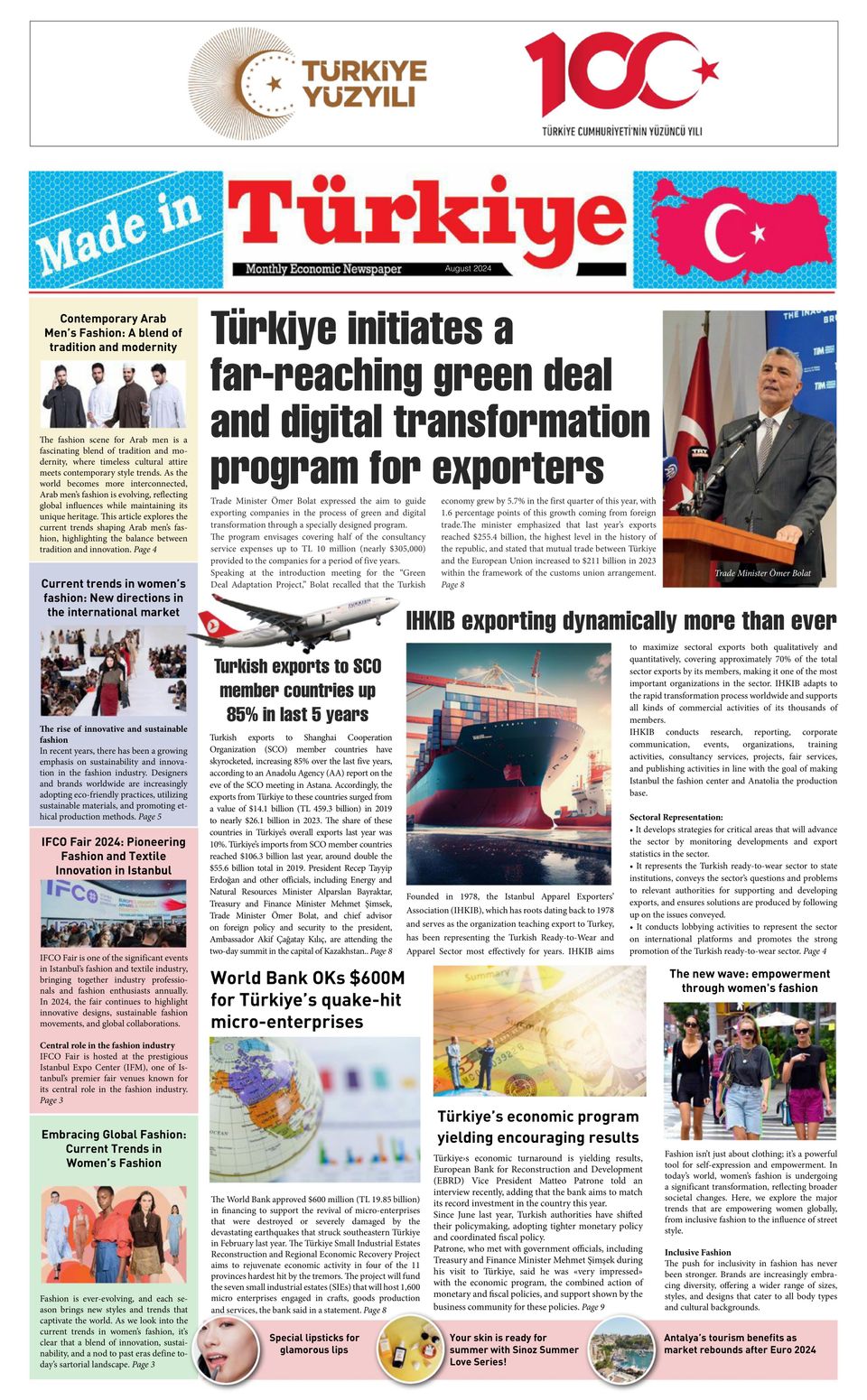 Made in Turkey Newspaper - Get your Digital Subscription