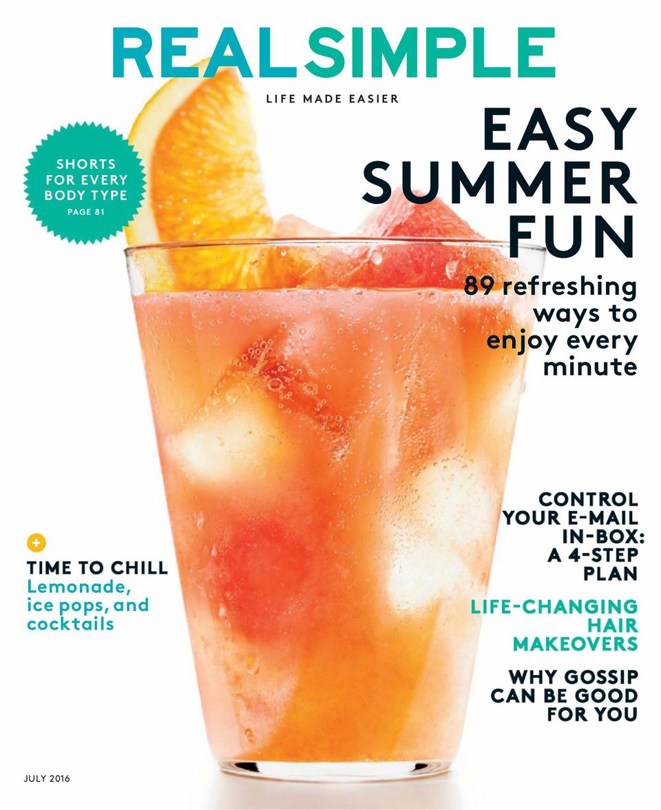 Real Simple-July 2016 Magazine - Get your Digital Subscription