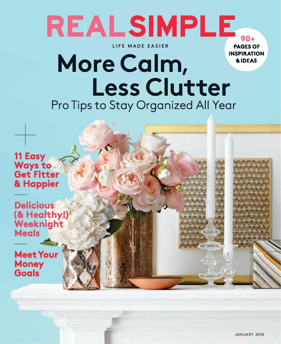 Real Simple-January 2018 Magazine - Get your Digital Subscription