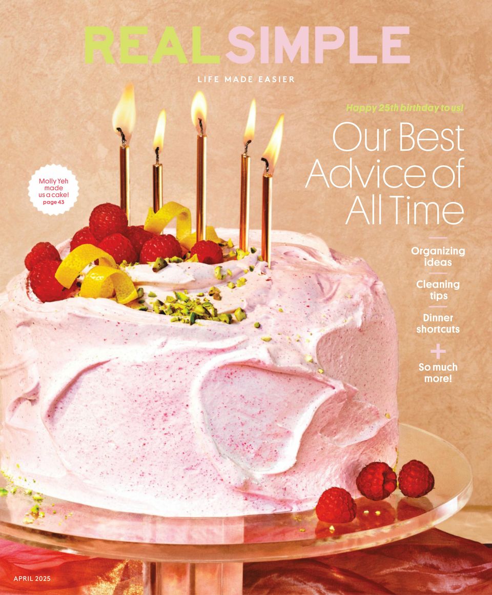 Get digital access to Real Simple - April 2025 issue | Magzter.com
