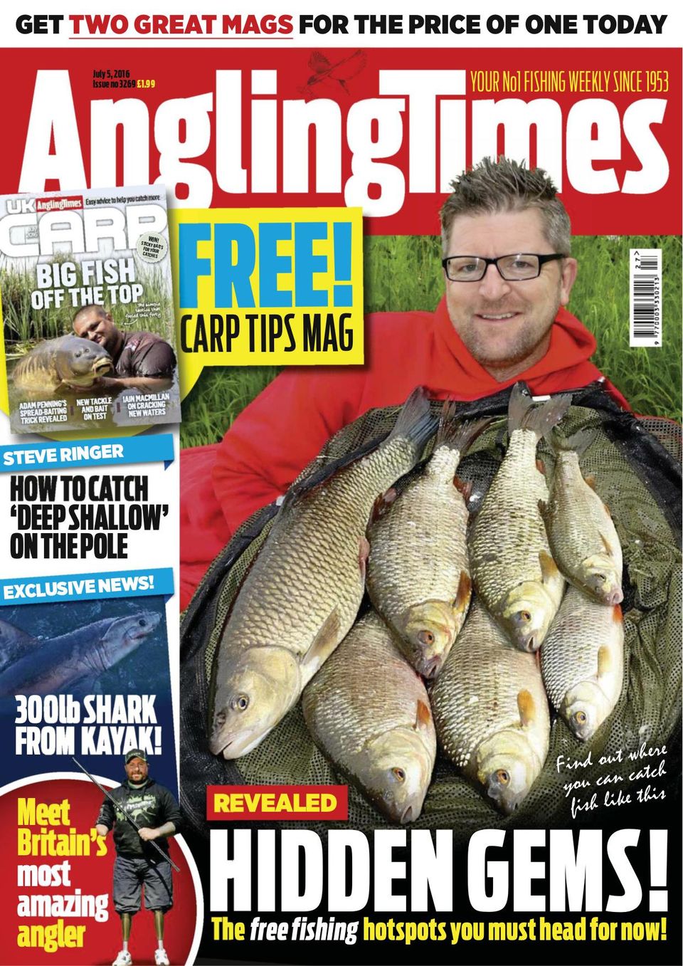 Get digital access to Angling Times - July 5,2016 issue | Magzter.com