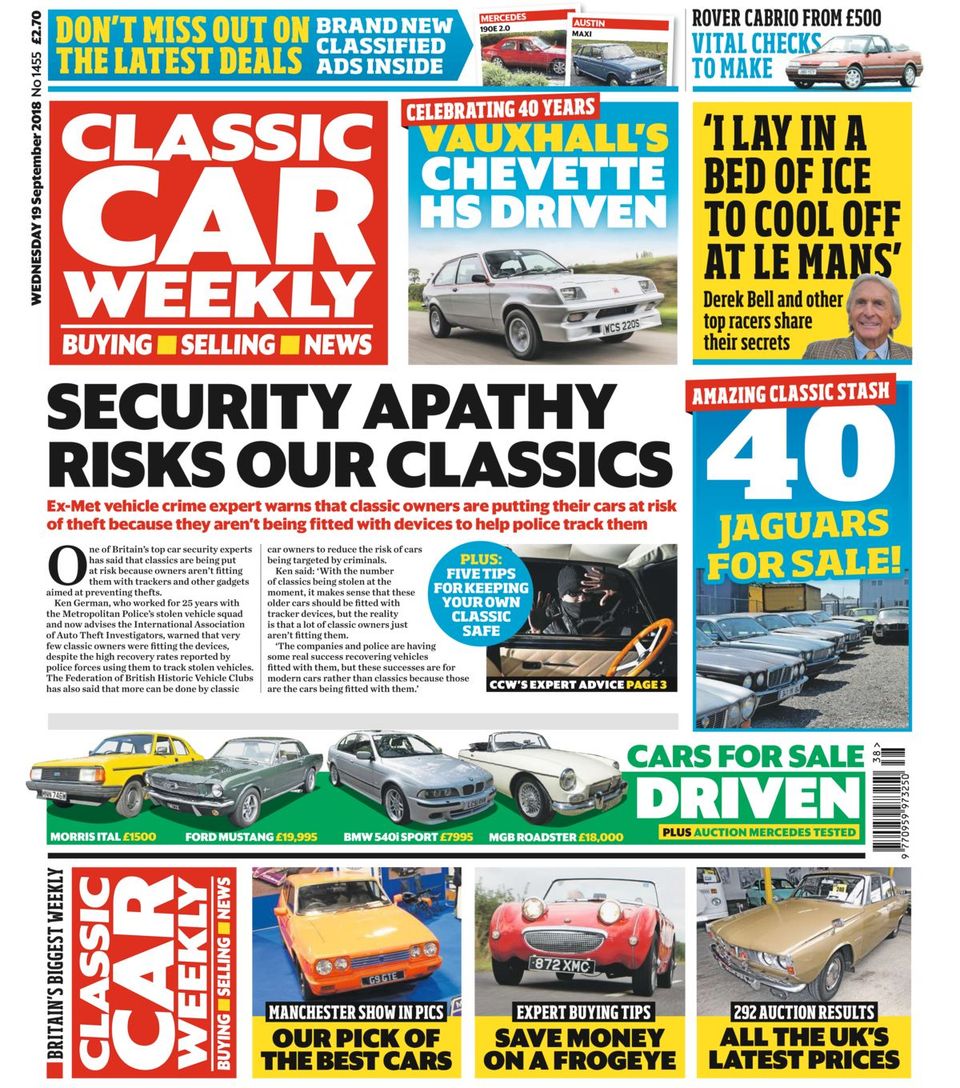 Get digital access to Classic Car Weekly - September 19, 2018 issue ...