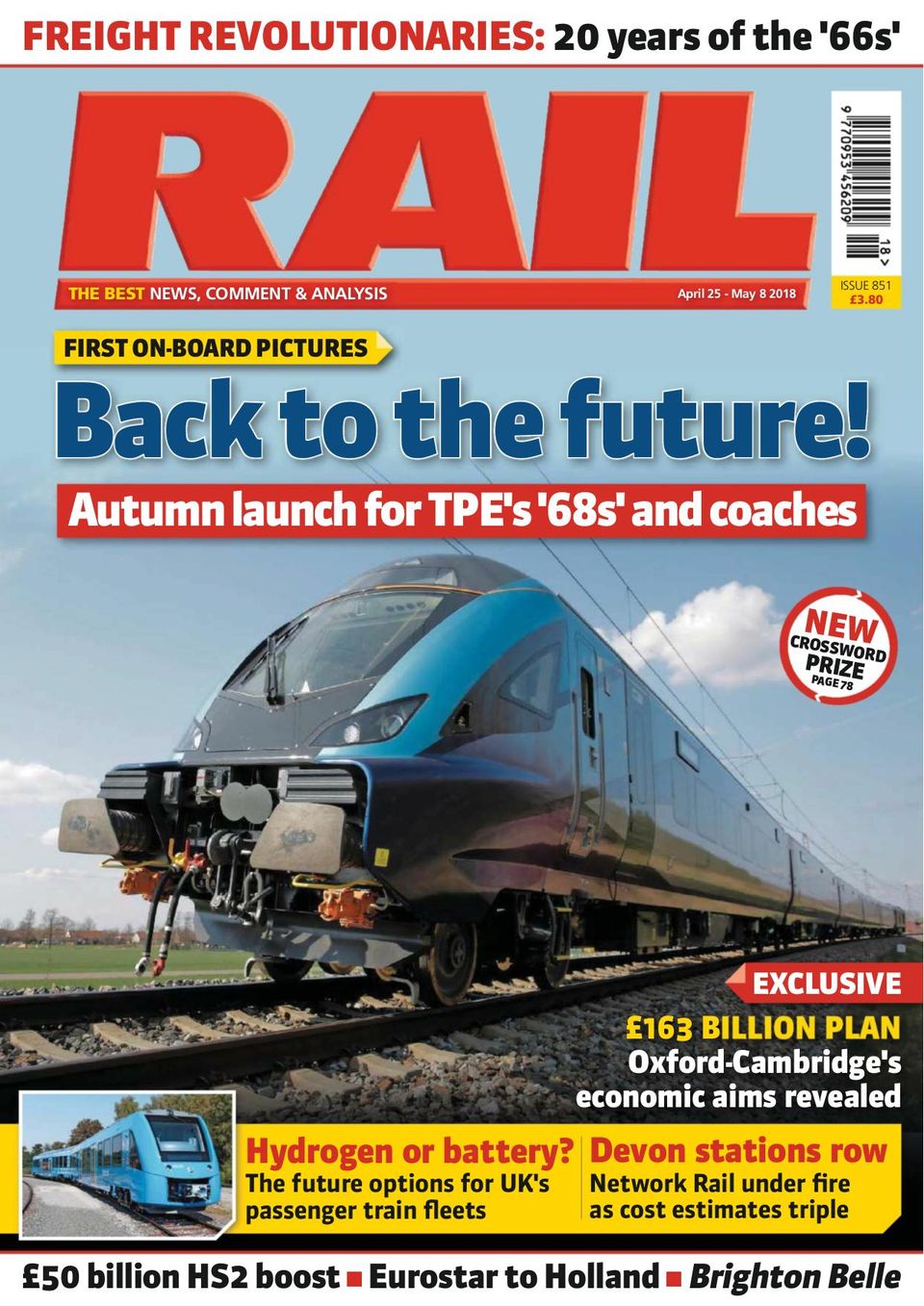 Rail-Issue 851 Magazine - Get your Digital Subscription