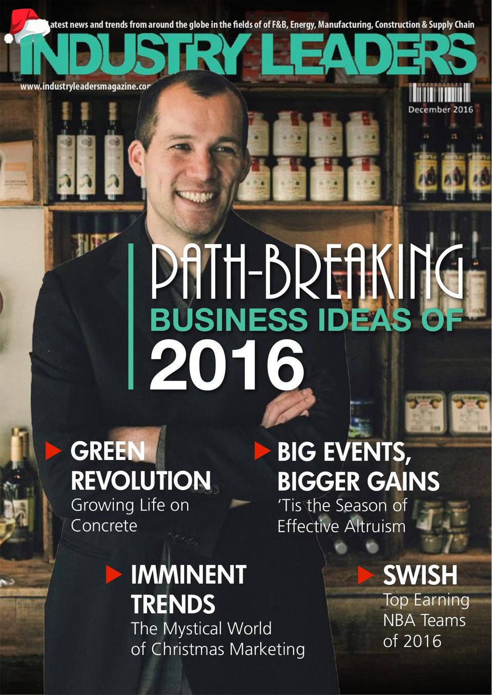 Get digital access to Industry Leaders - December 2016 issue | Magzter.com
