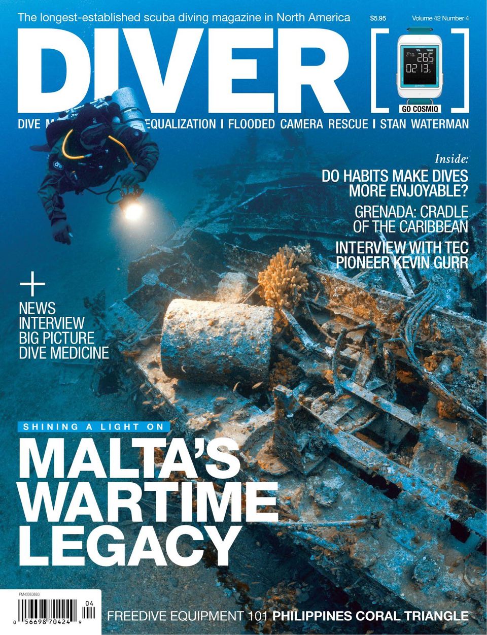 DIVER Canada-Volume 42 Issue 4 Magazine - Get your Digital Subscription