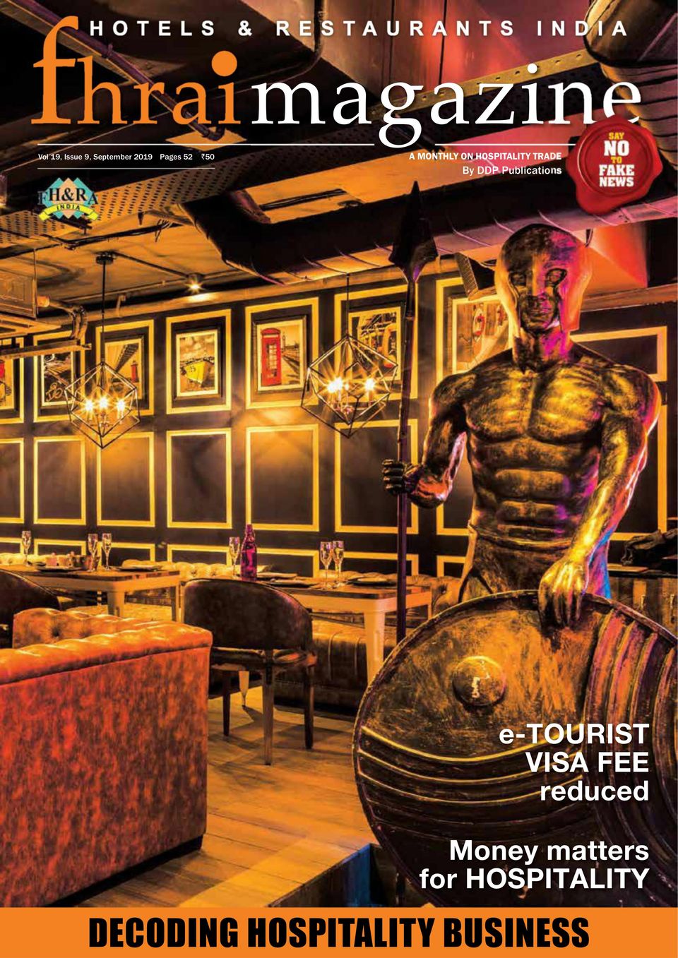 FHRAI Magazine-September 2019 Magazine - Get your Digital Subscription
