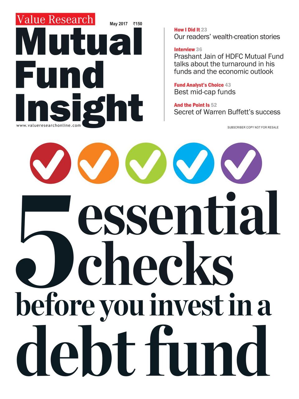 Mutual Fund Insight-May 2017 Magazine - Get your Digital Subscription