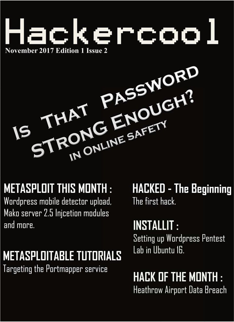 Get digital access to Hackercool - November 2017 issue | Magzter.com
