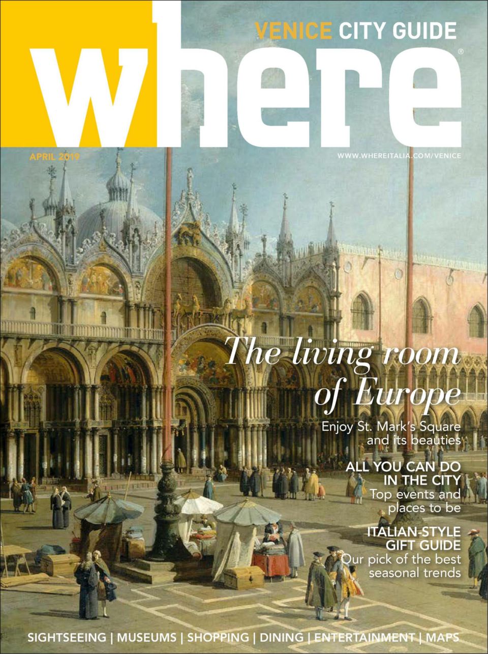Get digital access to VENICE - The Welcome Magazine - April 2019 issue | Magzter.com