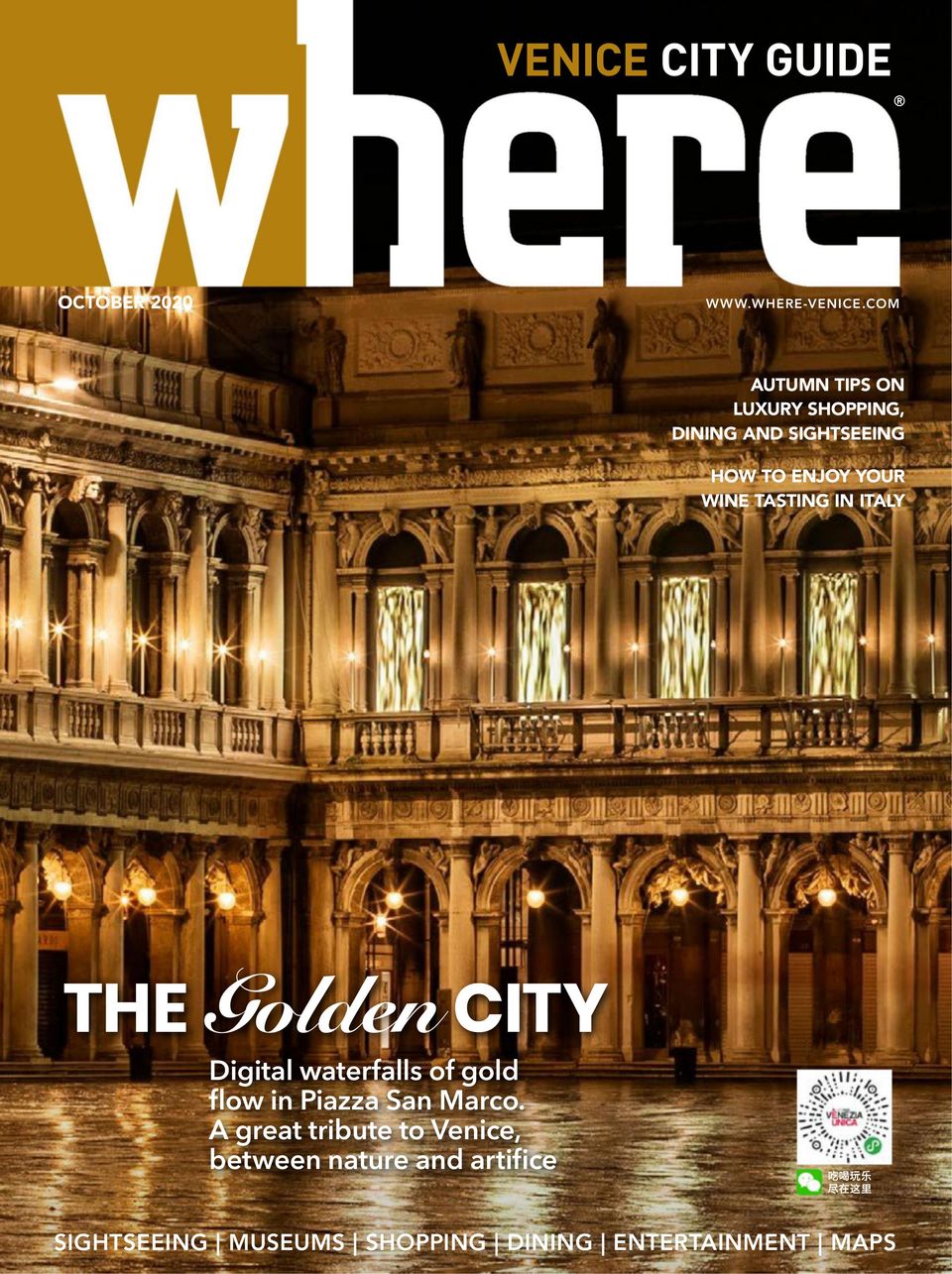 Get digital access to VENICE - The Welcome Magazine - October 2020 ...