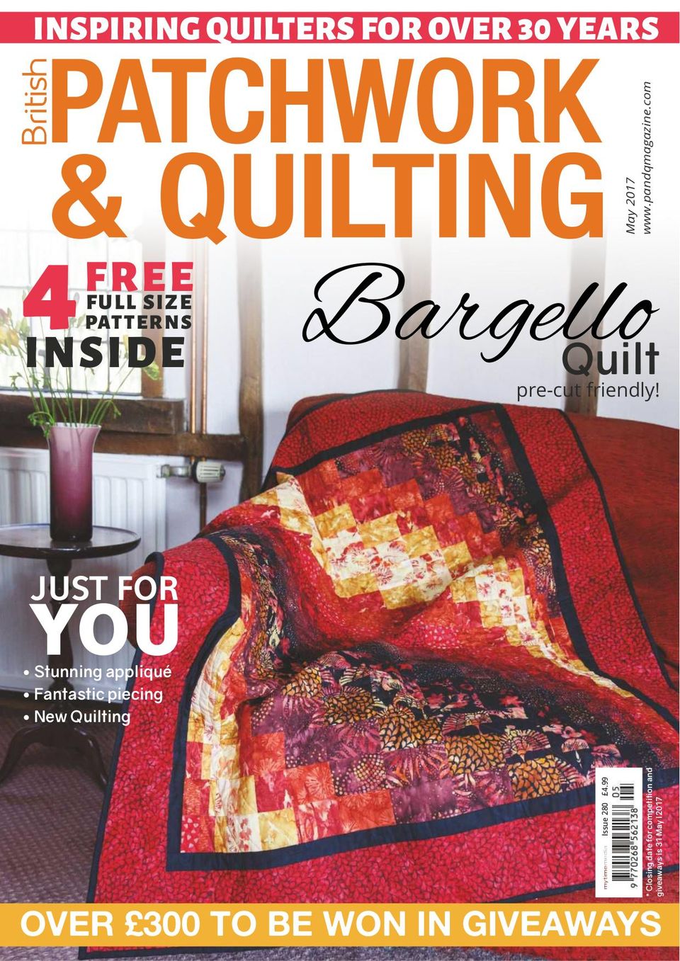 Get digital access to Patchwork and Quilting - May 2017 issue | Magzter.com