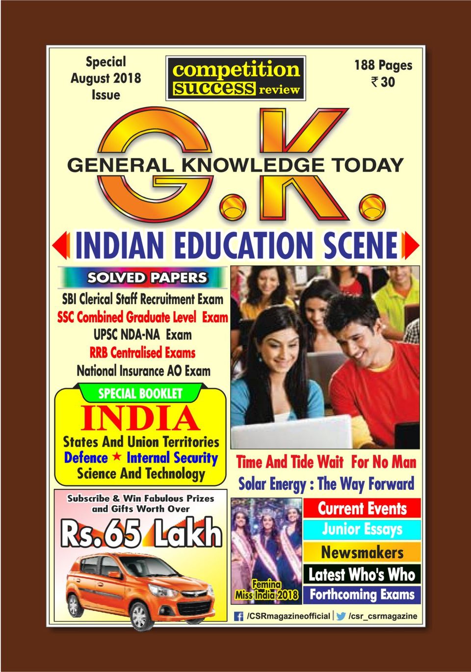 General Knowledge Today-August 2018 Magazine - Get your Digital ...