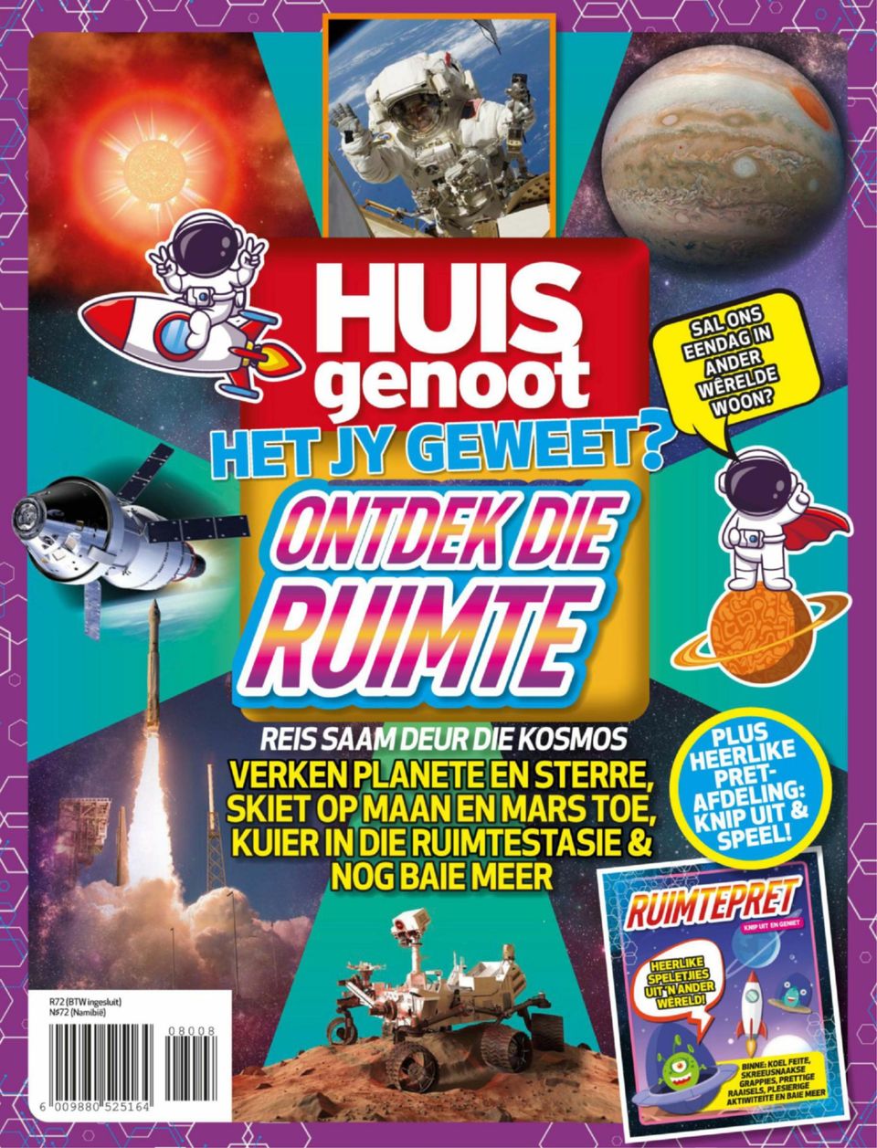 Huisgenoot Het jy Geweet?-Ontdek die Ruimte Magazine