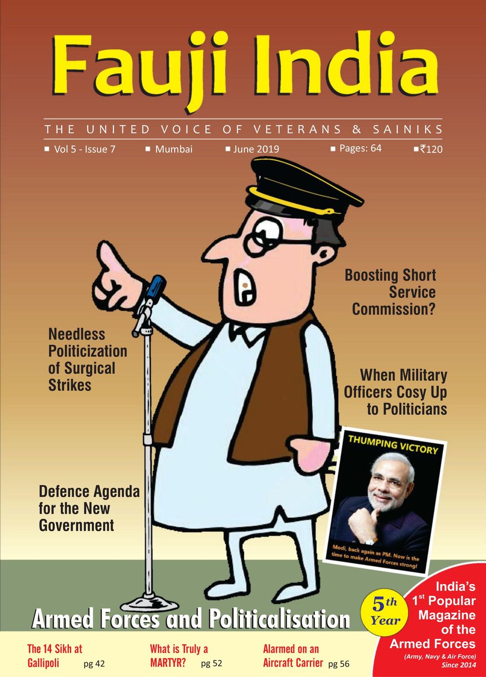 Get digital access to FAUJI INDIA - June 2019 issue | Magzter.com