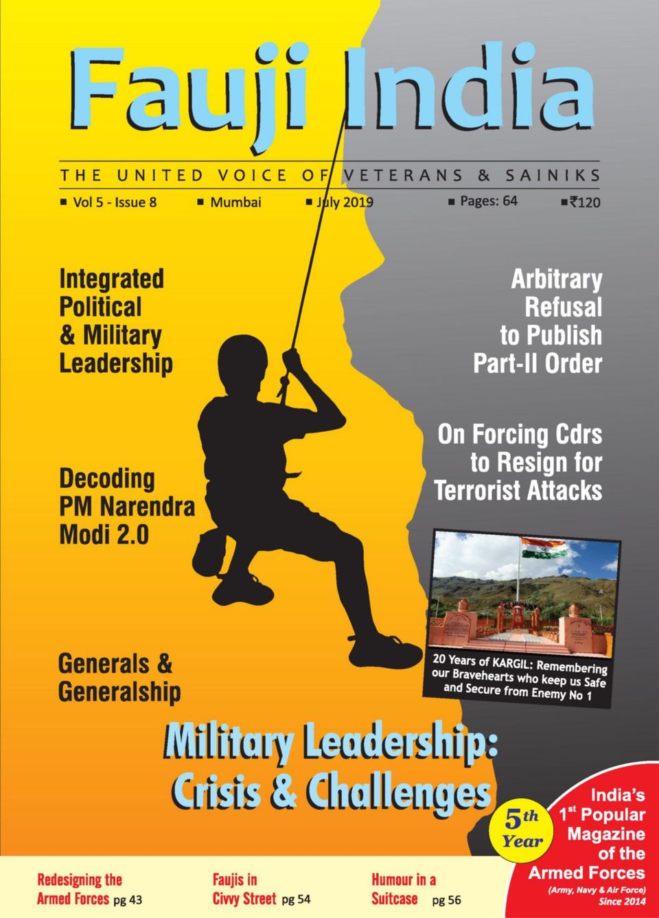 Get digital access to FAUJI INDIA - July 2019 issue | Magzter.com