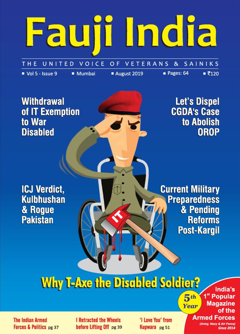 Get digital access to FAUJI INDIA - August 2019 issue | Magzter.com