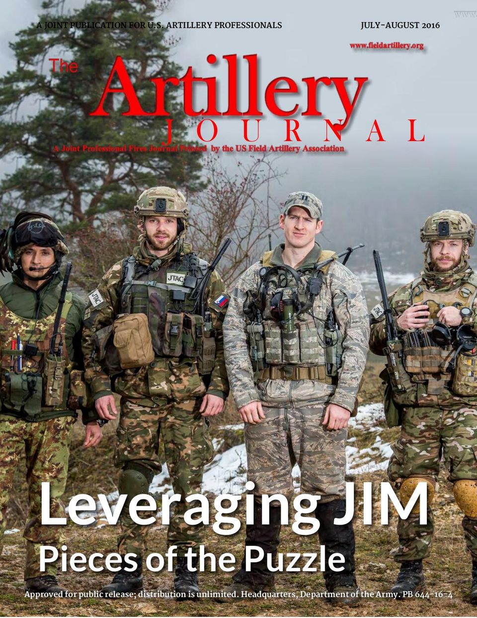 Artillery Journal-July - August 2016 Magazine