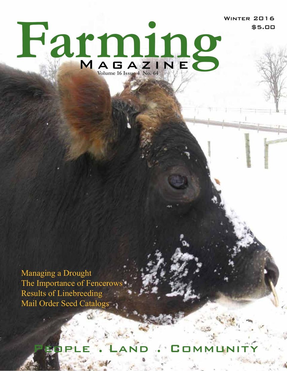 Get digital access to Farming Magazine - Winter 2016 issue | Magzter.com