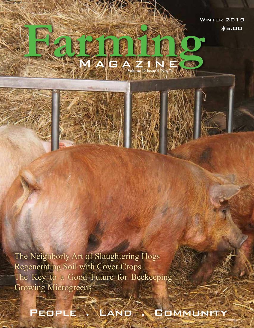 Get digital access to Farming Magazine - Winter 2019 issue | Magzter.com