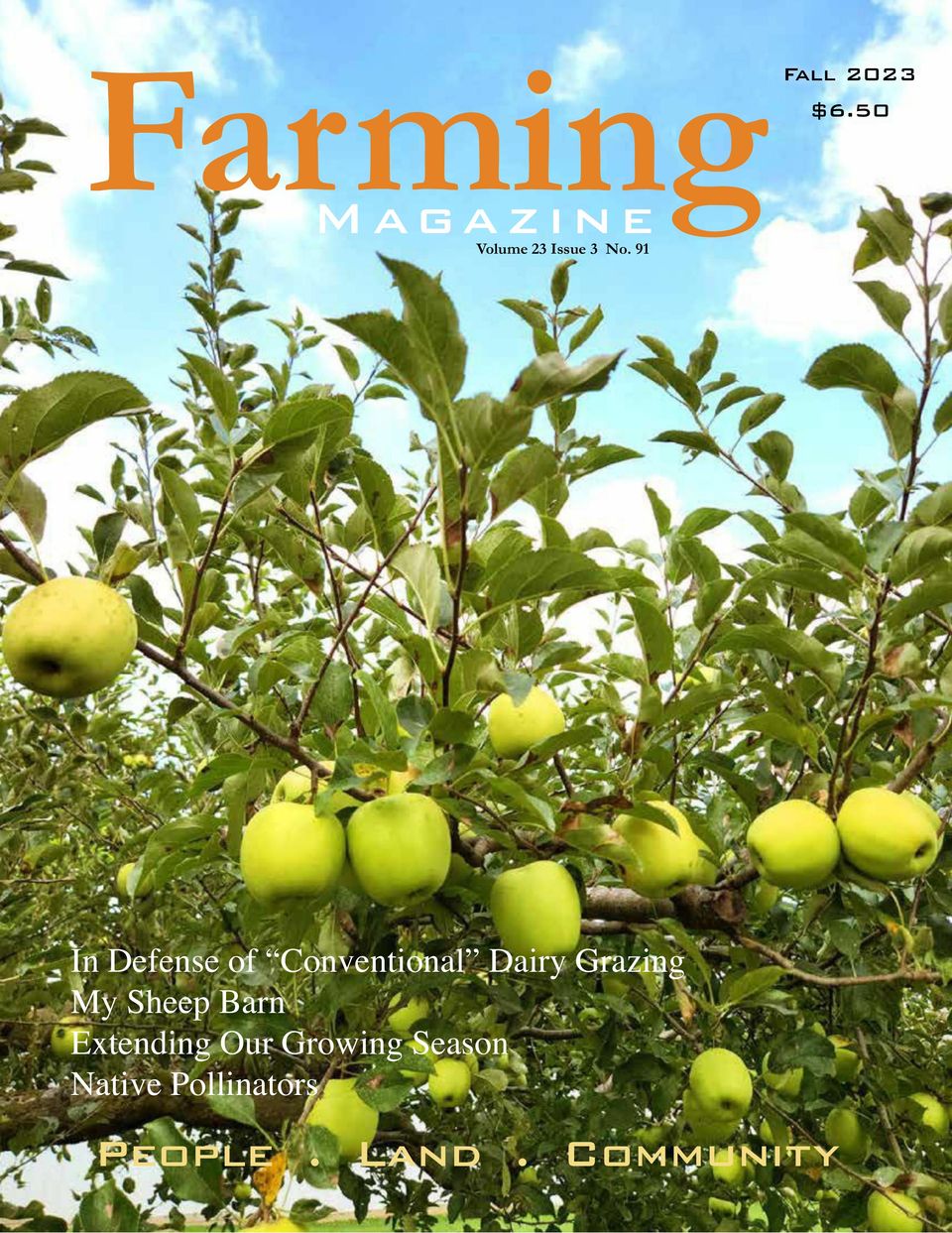 Get digital access to Farming Magazine - Fall 2023 issue | Magzter.com