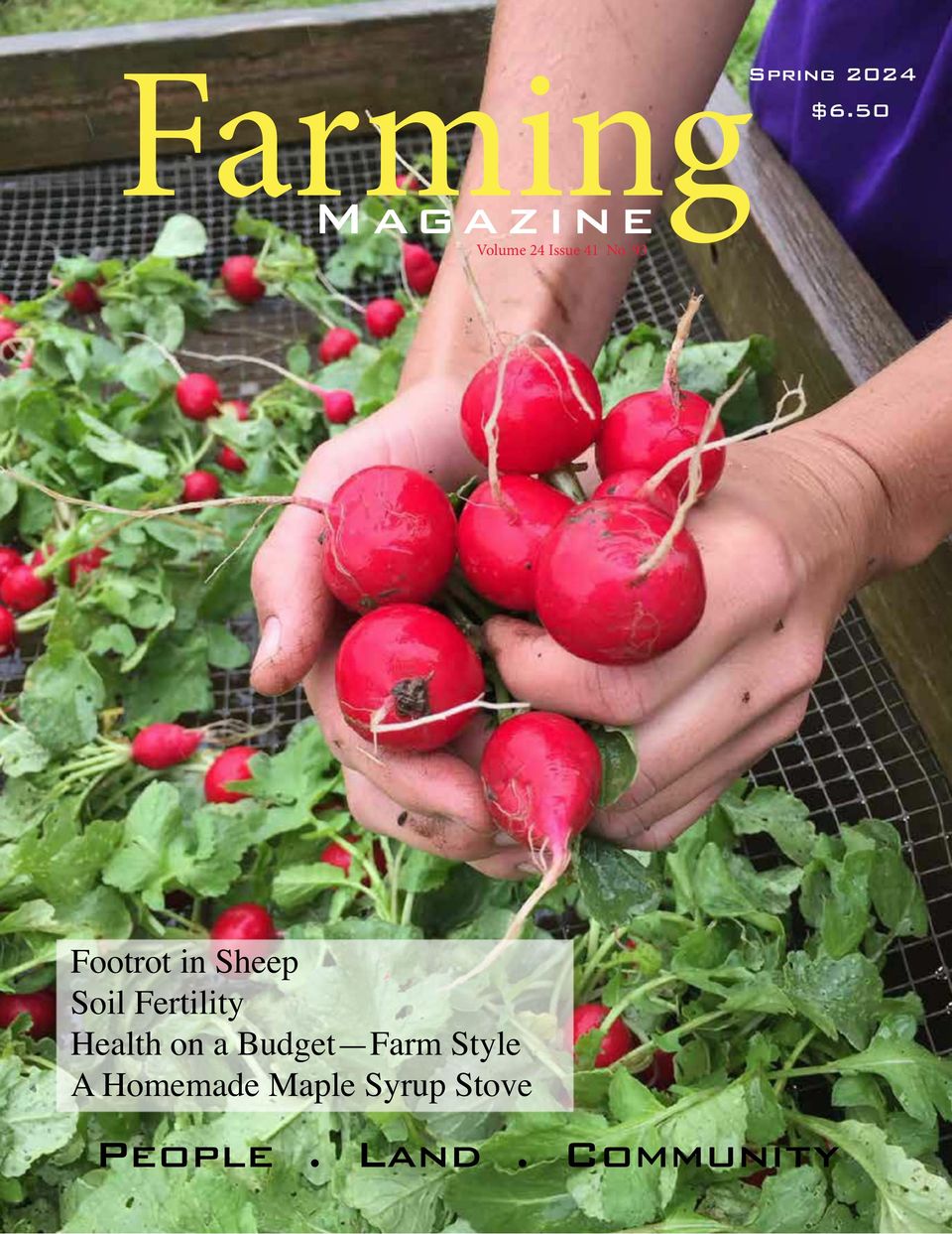 Get digital access to Farming Magazine - Spring 2024 issue | Magzter.com