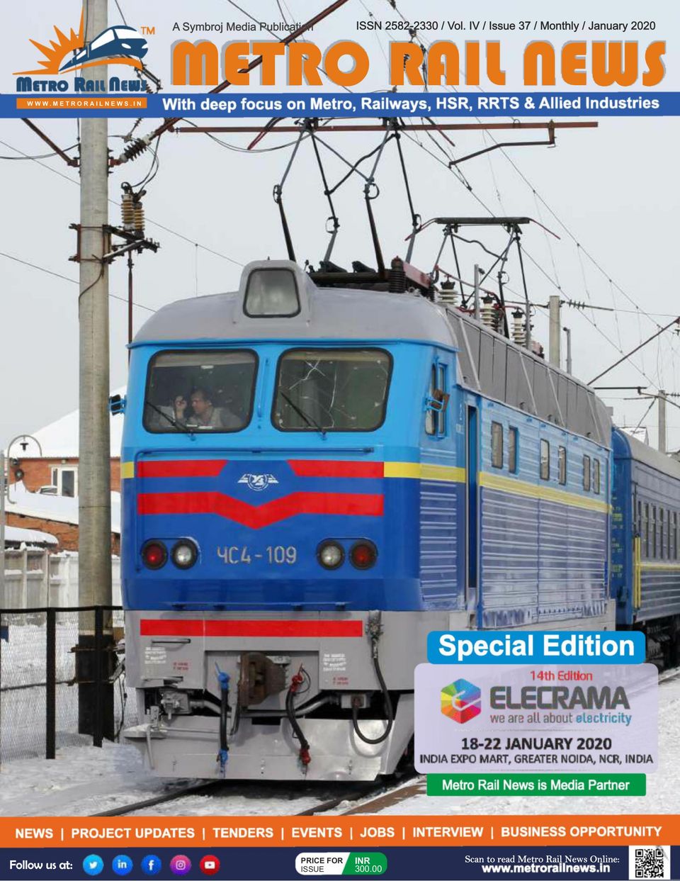 Get digital access to Metro Rail News - January 2020 issue | Magzter.com