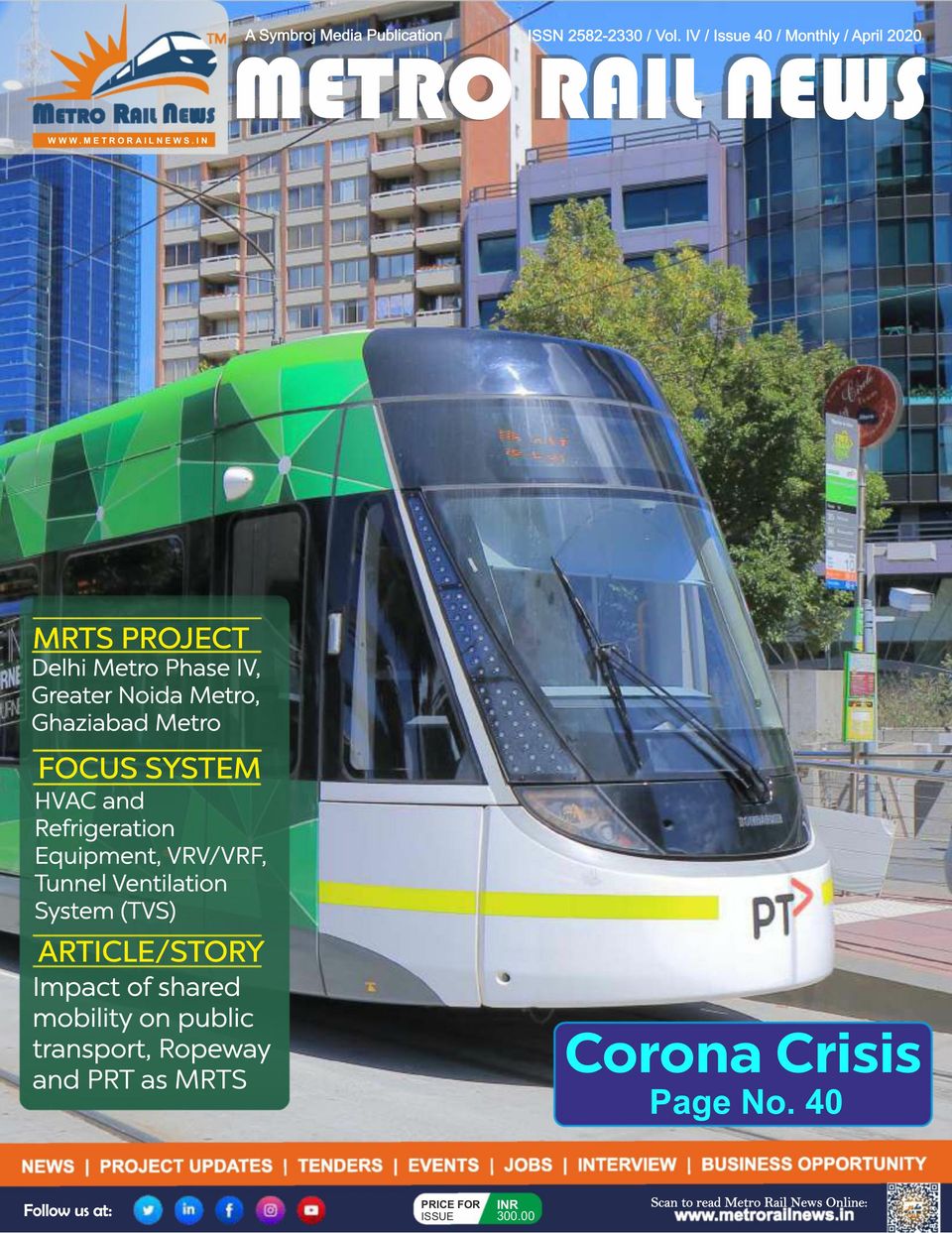 Get digital access to Metro Rail News - April 2020 issue | Magzter.com